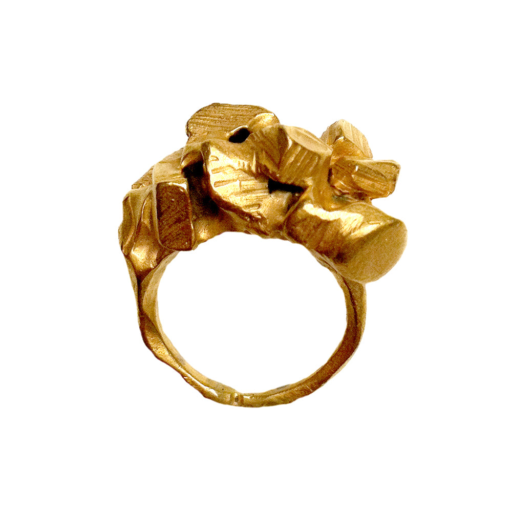 Imogen Belfield Chunky Band of Rocks Ring – Imogen Belfield London