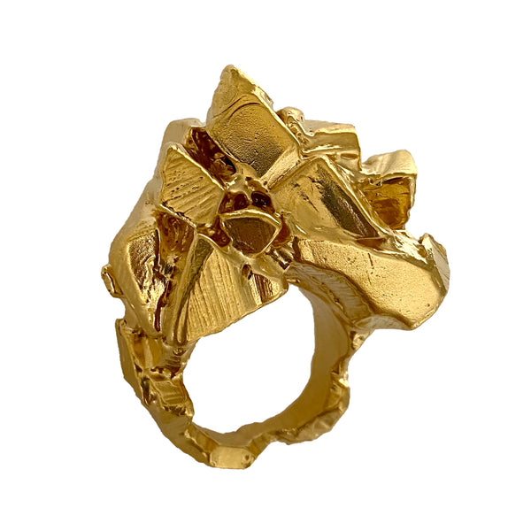 Imogen Belfield Cubes of Gold Ring – Imogen Belfield London